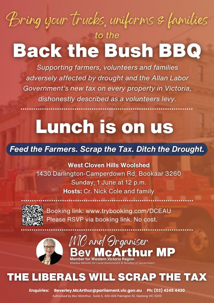 Back the Bush BBQ: McArthur to Host Major Rally in Western Victoria to ...